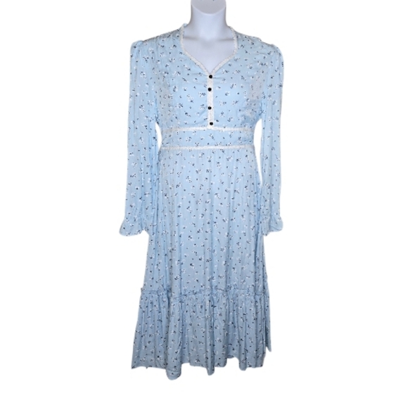 Scarlet Darkness | Dresses | New Scarlet Darkness Blue Floral ...